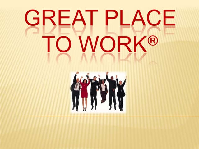 5 Workplace Trends that are Creating a Great Place to Work