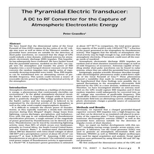 Great pyramid giza alternative energy pg circular times | PDF