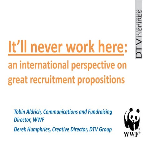Great recruitment propositions | PDF