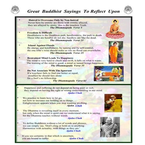 Great Sayings To Reflect Upon | DOC