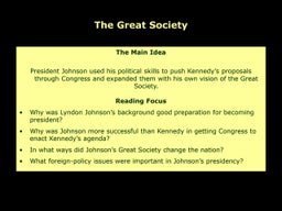 The great society & lbj | PPT