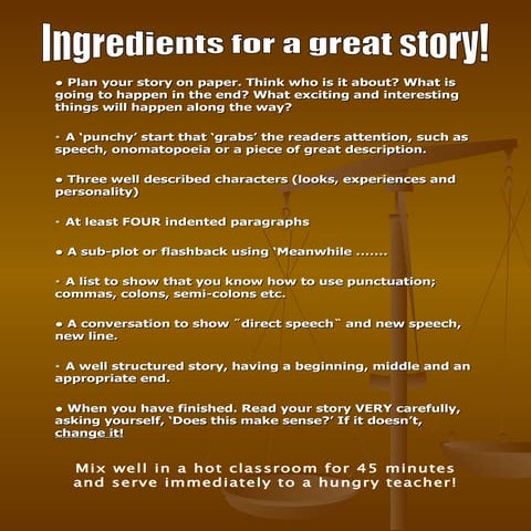 Great story ingredients[1] | PPT