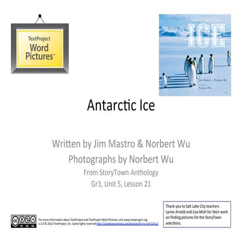 Great vocabulary images antarctic ice | PDF | Geography | Science