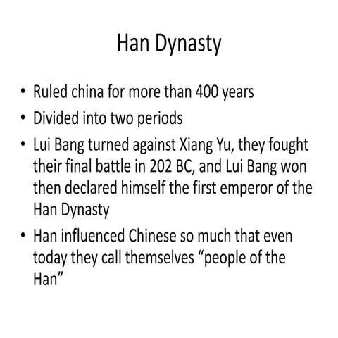 han dynasty | PPTX