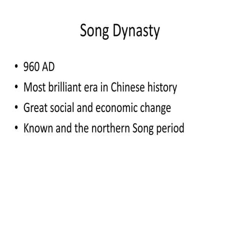 song dynasty | PPTX | Asia Travel | Travel Locations