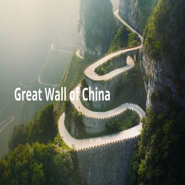 Presentation the great wall of china | PPTX