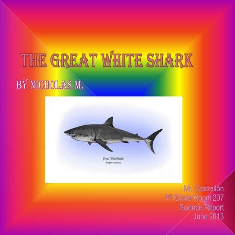 Great white shark by nicholas | PPT
