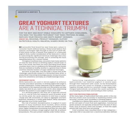 Great yogurt textures are a technical triumph | PDF | Healthy Cooking ...