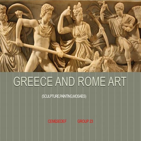 Greek and roman art history | PPT