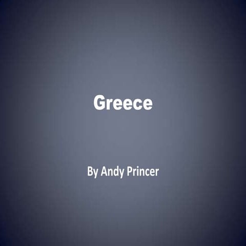 Greece andy | PPTX