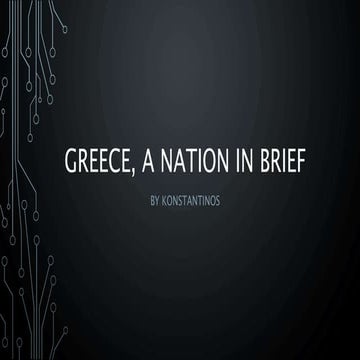 Greece, a nation in brief | PPT