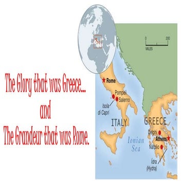 Greece and Rome | PPTX