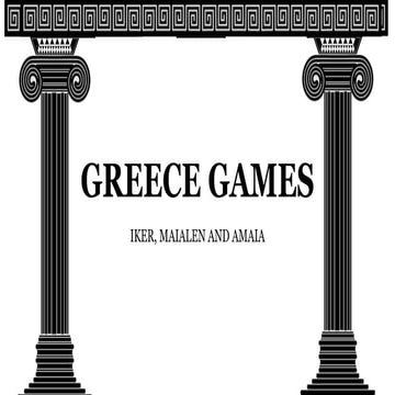 Greece games | PPT