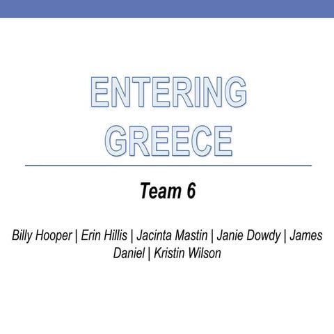 Greece presentation | PPTX