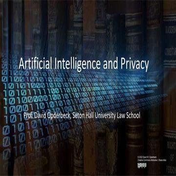 AI and Privacy | PPTX