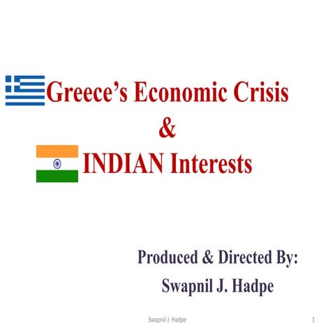 Greece crisis and its impact final ppt | PPTX