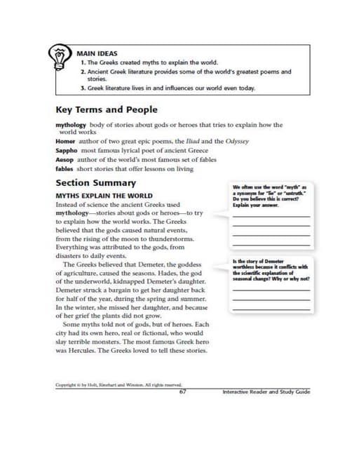 Roman republic handout and key | PDF