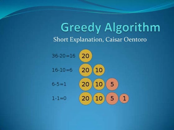 Greedy Algorithm Knapsack Problem Ppt 