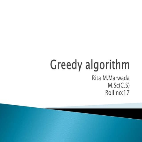 Computer Operating Systemgreedy Algorithm Ppt 