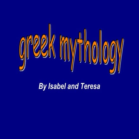 The twelve olympians | PPT