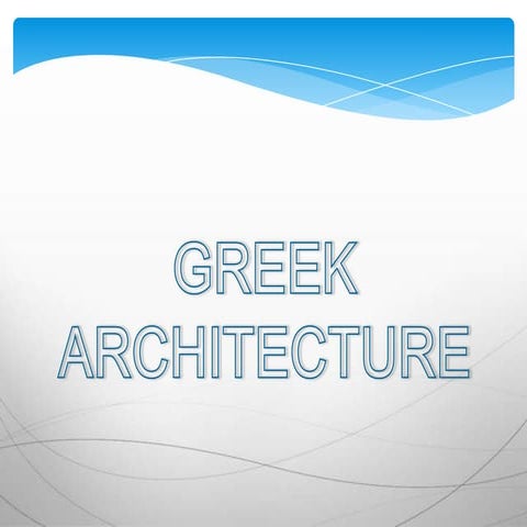 Greek Architecture | PPT