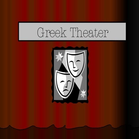 Greek Theatre | PPT