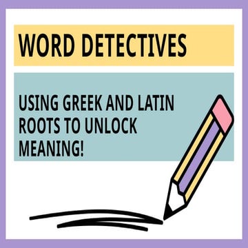 Greek and Latin Roots English Presentation Colorful Minimalist Style.pptx