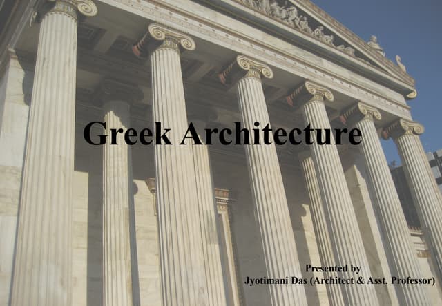 HOA-CLASSICAL ARCHITECTURE & EARLY CHRISTIAN ARCHITECTURE.pptx | Hinduism | Religion & Spirituality