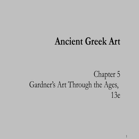 Greek Art | PPT