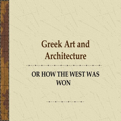 Greek art | PPT