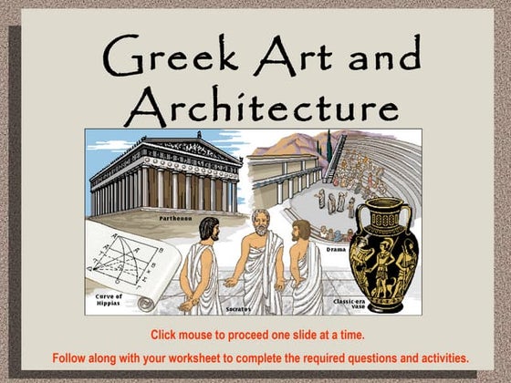 Greek and roman art history | PPT