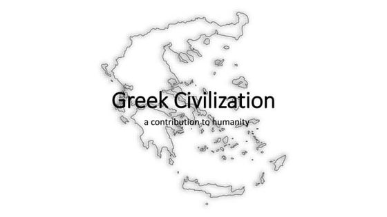 Introduction to Ancient Greece powerpoint | PPT | Geography | Science