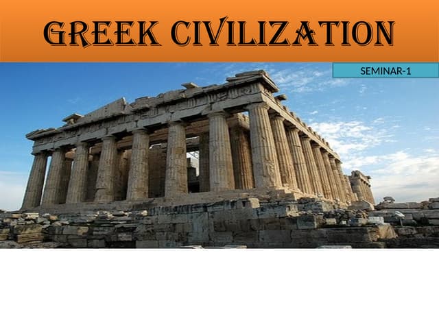 Ancient greek civilization | PPT