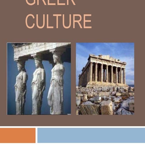 Greek culture 1 | PPTX