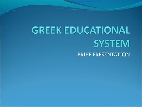 The Greek school | PPT
