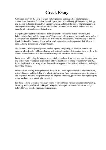 Greek Essay. Early Greek History Essay Example StudyHippo.com Greek Essay. Early Greek History Essay Example StudyHippo.com