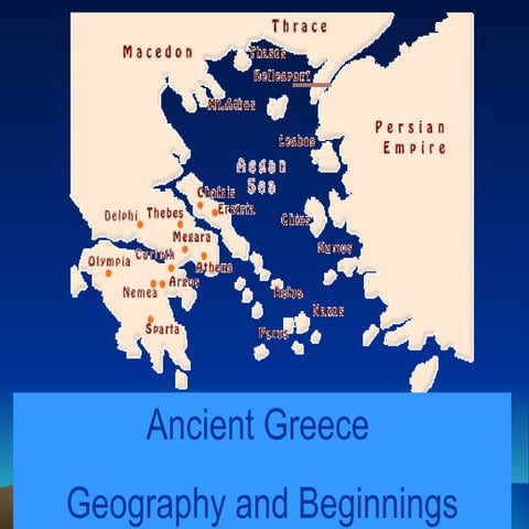 Greek geography and beginnings | PPT