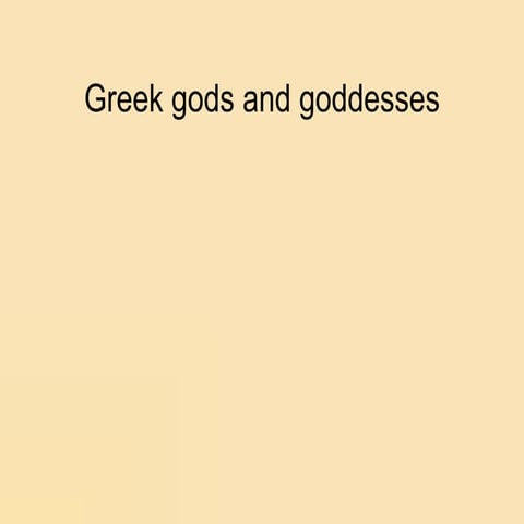 Greek god | PPT