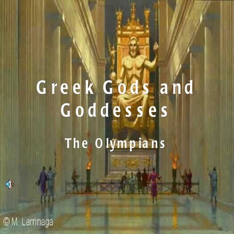 Greek Gods and Goddesses | PPT