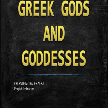 Greek gods and goddesses | PPT