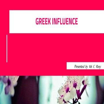 Greek influence | PPTX