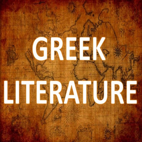 Greek literature | PPTX