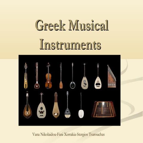 Greek musical instruments | PPT