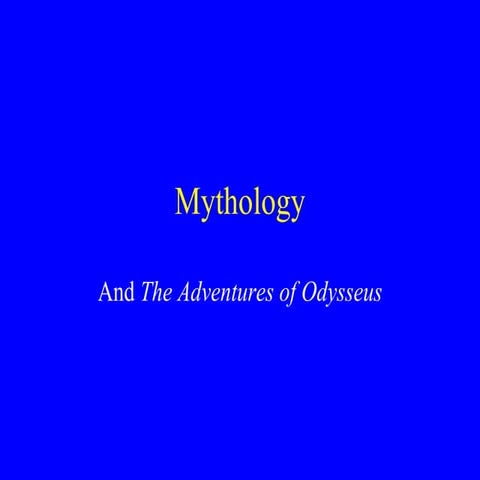 Greek mythology | PPT