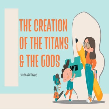 GREEK MYTHOLOGY; The Creation | PPTX