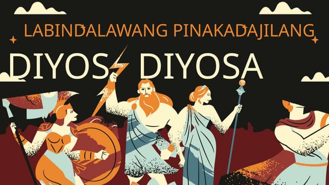 Mga Diyos at Diyosa ng Mitolohiyang Griyego at Romano | PPTX
