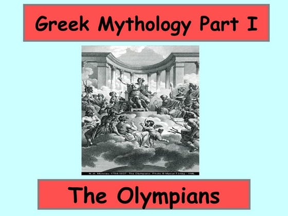 Greek gods vocabulary | PPTX