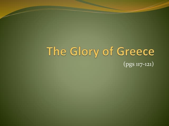 Ancient Greek Philosophy | PPTX