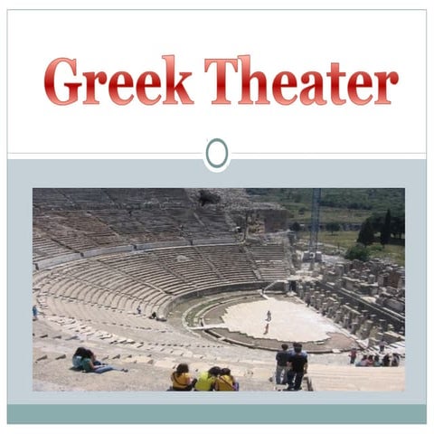 Greek theater | PPT