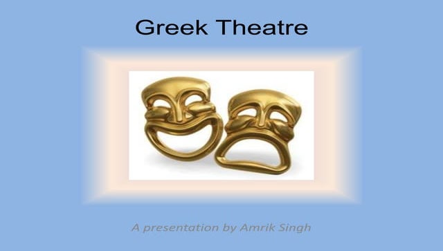 Greek Theatre Masks Templates